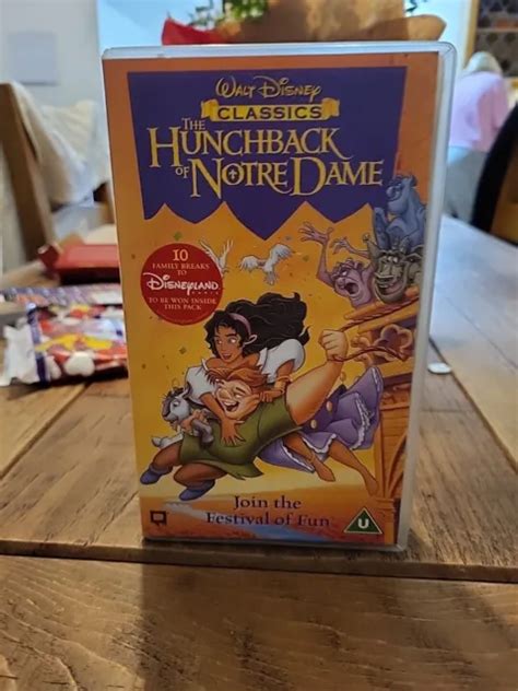 Disney Video The Hunchback Of Notre Dame Vhs 1997 Disney Classics £3
