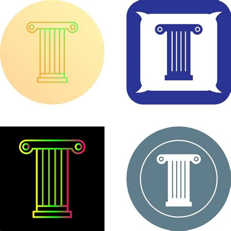Pillar Icon Design 44334786 Vector Art At Vecteezy
