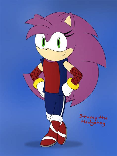 Stacey The Hedgehog By William Games 35 By Williamceleste Arts On