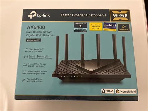 Tp Link Ax5400 Wifi 6 Router Computers And Tech Parts And Accessories Networking On Carousell