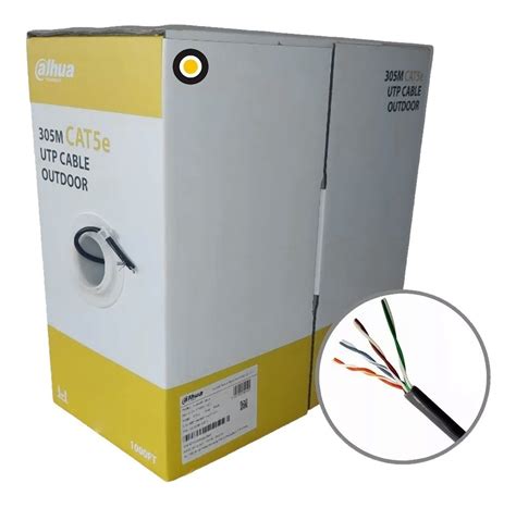 BOBINA CABLE UTP CAT OUTDOOR MTS DAHUA COBRE DH PFM U Ctronic Security C A