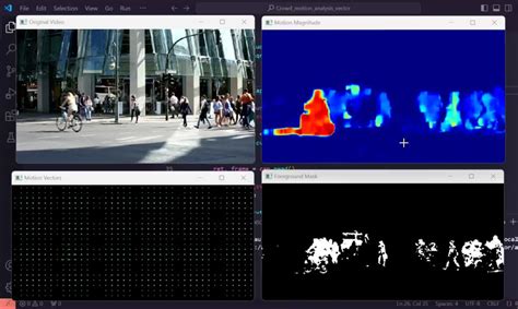 Ivan Apedo On Linkedin Crowdmotionanalysis Opticalflow Backgroundsubtraction Movingobjects…