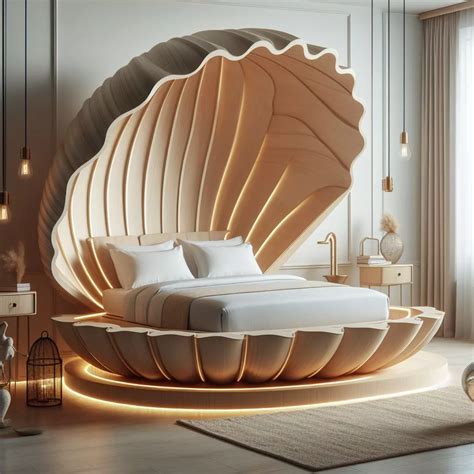 Clamshell Inspired Bed Design Elements And Decor Tips