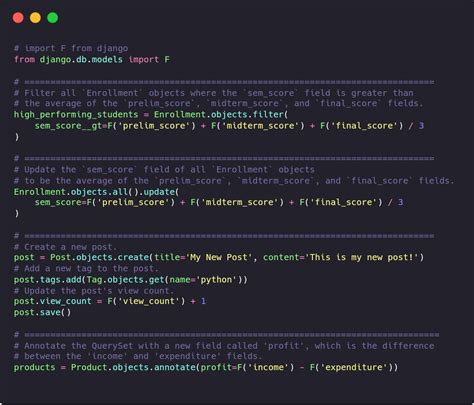 Mixomate On Linkedin The F Function In Django Is A Powerful Tool
