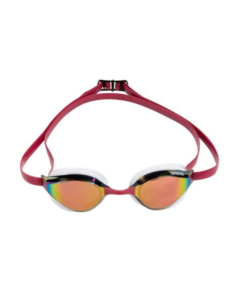 Очки для плавания ARENA PYTHON MIRROR copper white red wine за 119 руб