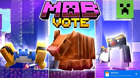 Penguin Armadillo Crab From Mob Vote In Minecraft Minecraft Addon Mcpe YouTube