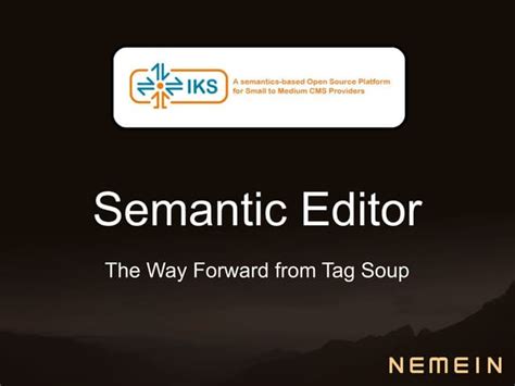 semantic editor ppt