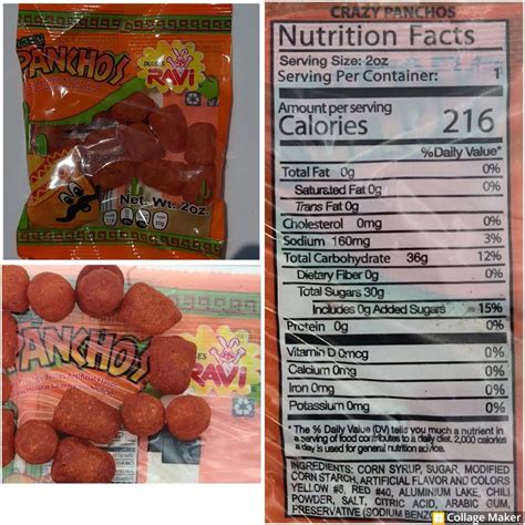 Dulces Ravi Crazy Bundle Seis Bolsas Diferentes De 2 Onzas De Dulces