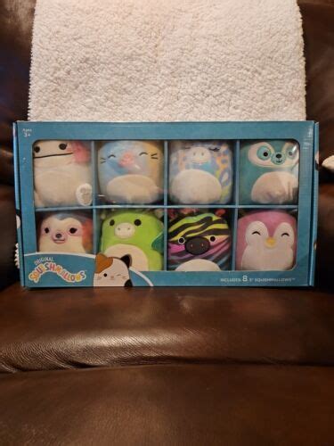 Original Squishmallows 5 Plush Squishy Toy Animal 8 Pack Safiyah Elle