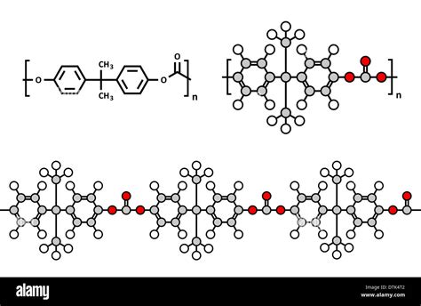 Polycarbonate Pc Plastic Chemical Structure Made From Phosgene