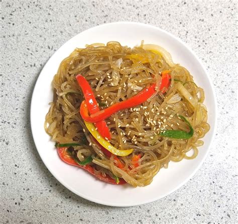 불지않는 잡채만들기 간단한 잡채