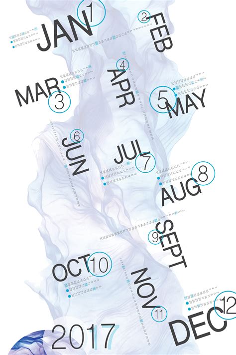 Typographic Calendar On Behance