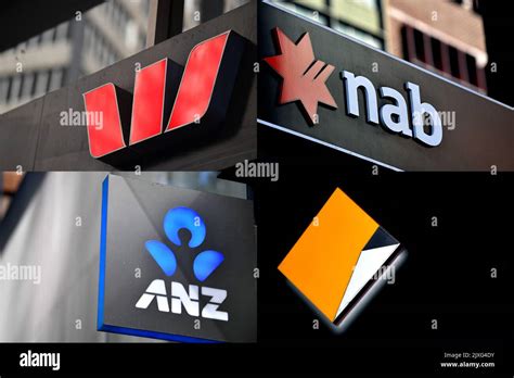 Imagen Compuesta De Carteles De Los Cuatro Grandes Bancos De
