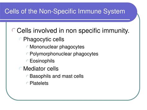 Ppt Nature Of The Immune System I Historical Concepts Ii Non