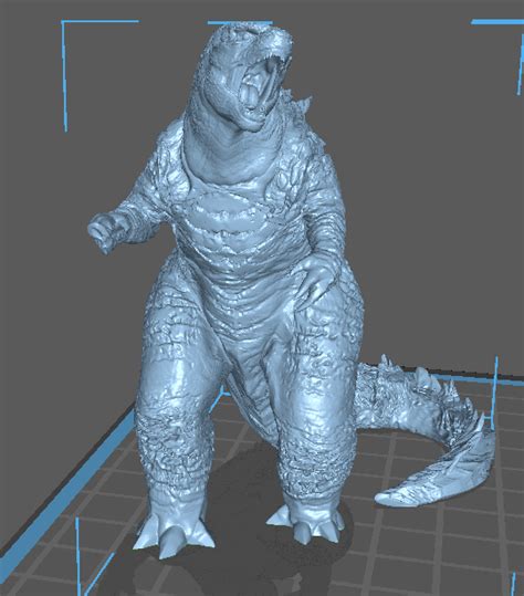 🐉 Epic Godzilla 3d Print Model Roaring Pose・archivo Stl Para