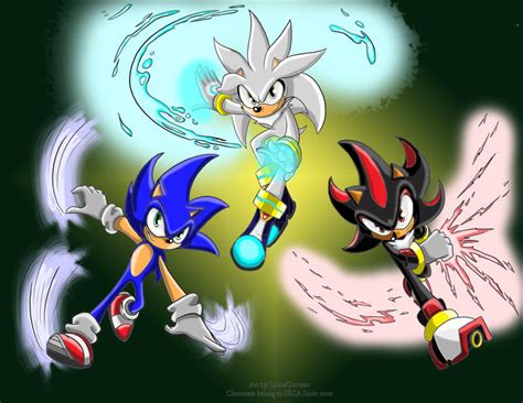 Sonic Trio By Eliselowing On Deviantart
