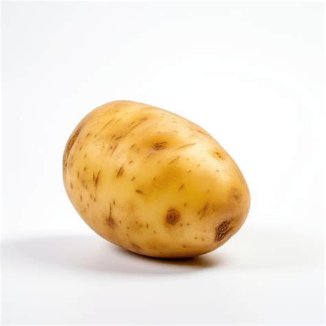 Premium Ai Image A Potato On A White Background