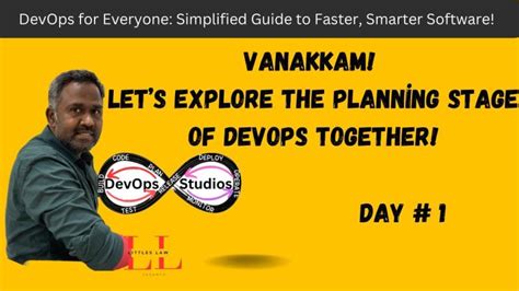 devops life cycle part one vasanth shanmugam