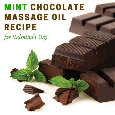 Mint Chocolate Massage Oil Recipe With Cocoa Essential Oil