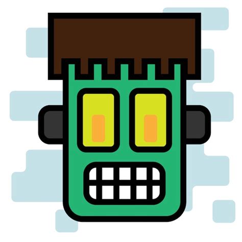 Premium Vector Zombie Head Flat Design Vector