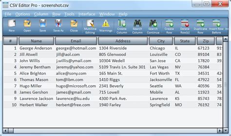Csv Editor Pro Doctools