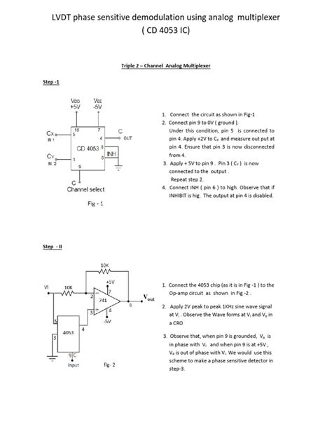 Analog Multiplexer Pdf
