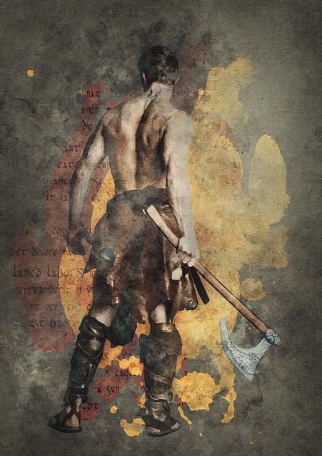 Download Barbarian Warrior Knight Royalty Free Stock Illustration