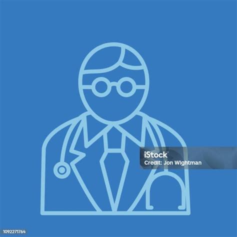 醫療線圖示醫生向量圖形及更多便攜式資訊設備圖片 便攜式資訊設備 健保和醫療 剪貼板 Istock