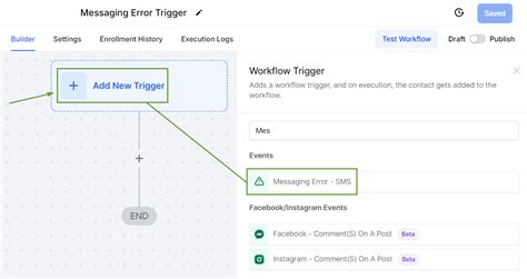 Messaging Error Trigger