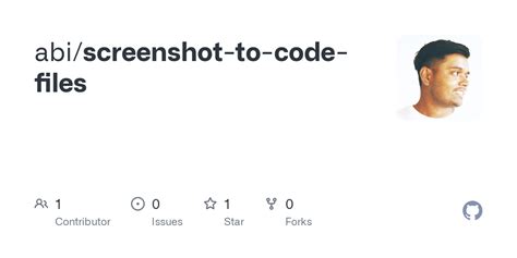 GitHub Abi Screenshot To Code Files