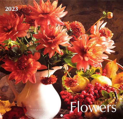 Стенен календар Flowers 2023 Store Bg