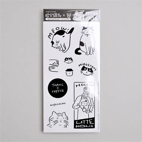Whosming防水貼紙 「ctrlv」 Issue 006