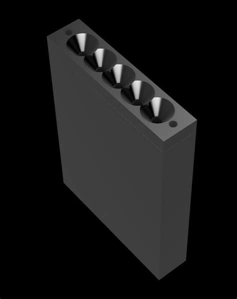 Open Pour Mold Senko 5 Inch Stl Step File For Cnc And 3d Print 3d Model