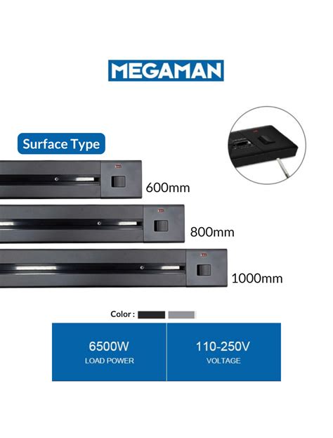 Megaman Power Track Socket With Universal 13a Power Socket Usb Adapter Slw Lighting