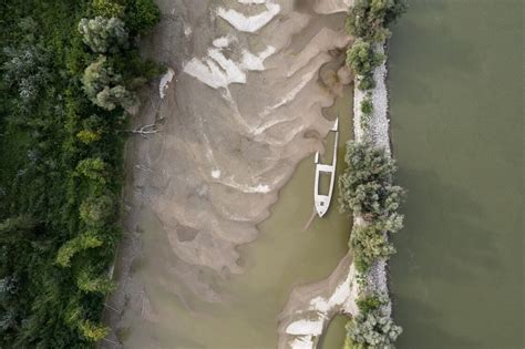 Watch Low Danube Reveals Sunken World War 2 Ships In Serbia Hungary