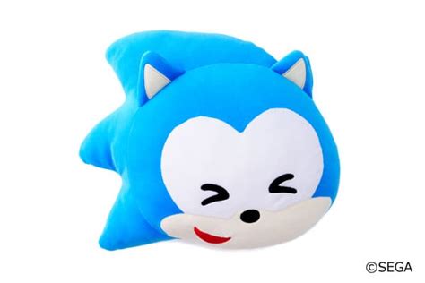 Sonic Face Cushion Plush Sonic＆friends Authentic Japanese Sonic The Hedgehog Plush