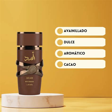 Asad Bourbon 100ml Perfume Masculino Gourmet Con Notas De Pimienta