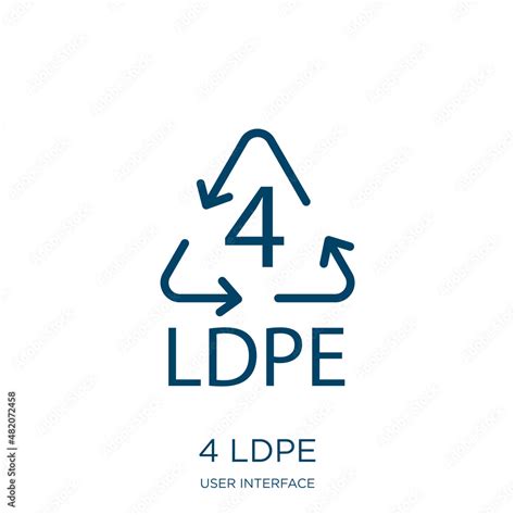 4 Ldpe Icon From User Interface Collection Thin Linear 4 Ldpe Ldpe