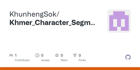 Github Khunhengsokkhmercharactersegmentation