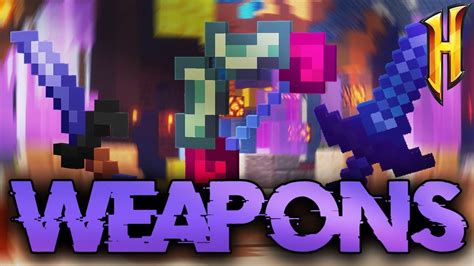 The Best Weapons For Earlymid Game Hypixel Skyblock Youtube