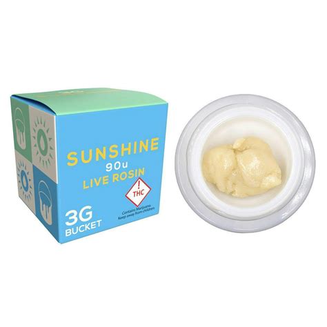Pink Sunset 90u Rosin 3g Bucket Sunshine