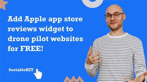 How To Add Apple App Store Reviews Widget To Drone Pilot Websites For Free