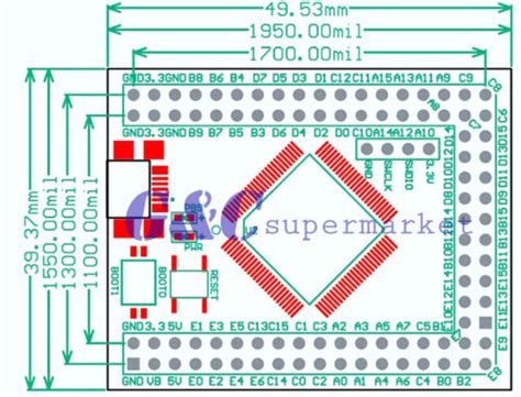 STM F VET Mini Version Of The Core Board STM Ubuy India
