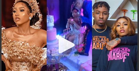 Moment Bbnaija Ike Handed Mercy Eke An Engagement Ring After