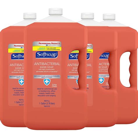 Softsoap Antibacterial Liquid Hand Soap Refill Crisp Clean Scent 1