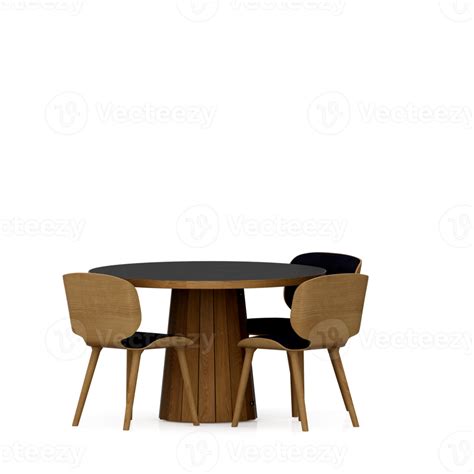 Isometric Table Set Front 3d Render 13858508 Png