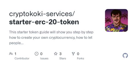 GitHub Cryptokoki Services Starter Erc Token This Starter Token Guide Will Show You Step