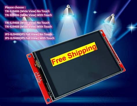 Ips 35 Inch Esp32 Ili9488 9486 Lcd Tft Pcb Board Electrónica De