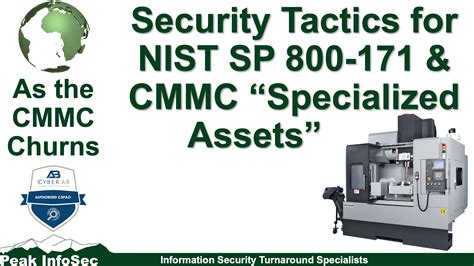 As The Cmmc Churns Security Tactics For Nist Sp 800 171 And Cmmc
