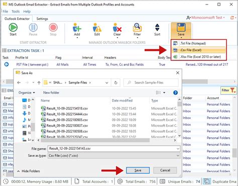 Ms Outlook Email Extractor Extracts All Emails From Microsoft Outlook